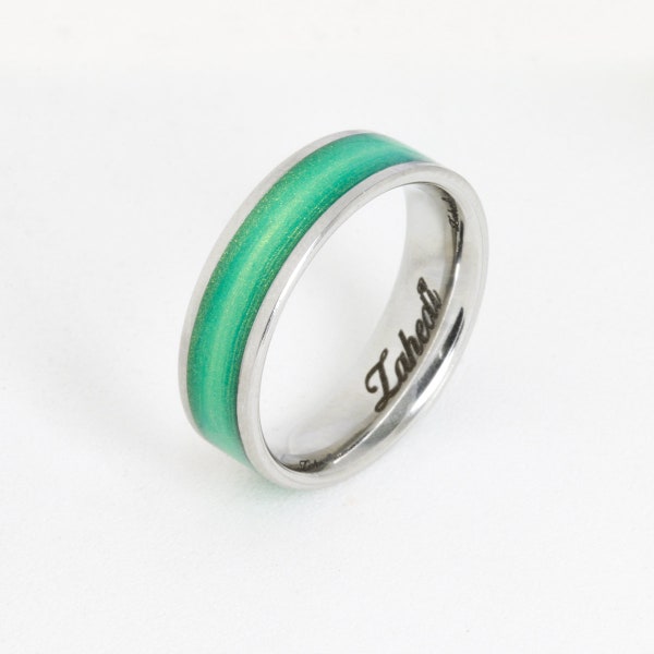 Enamel Band Ring - Etsy