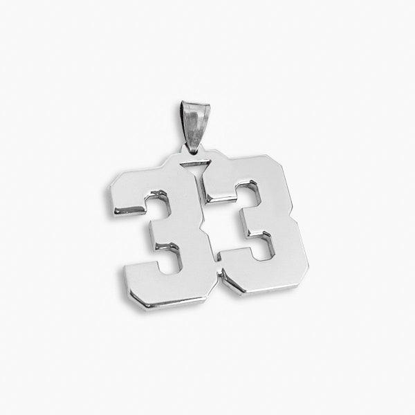 Number Necklace - Etsy