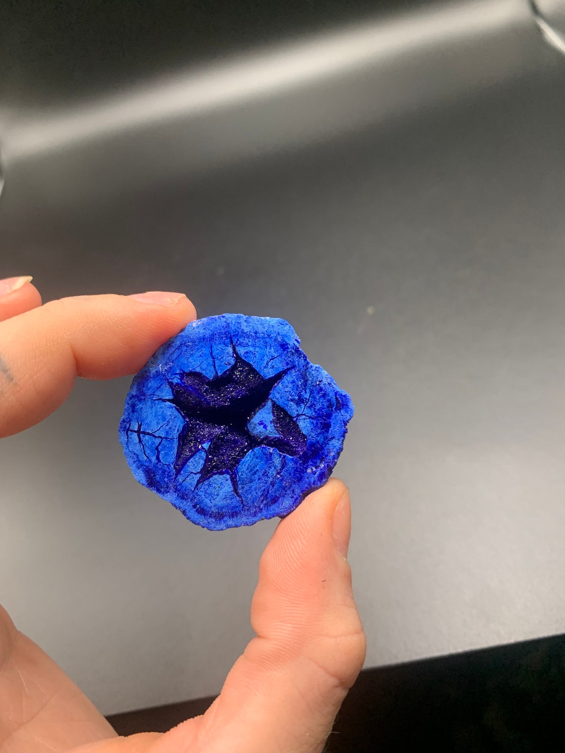 Azurite Geode Half - Etsy