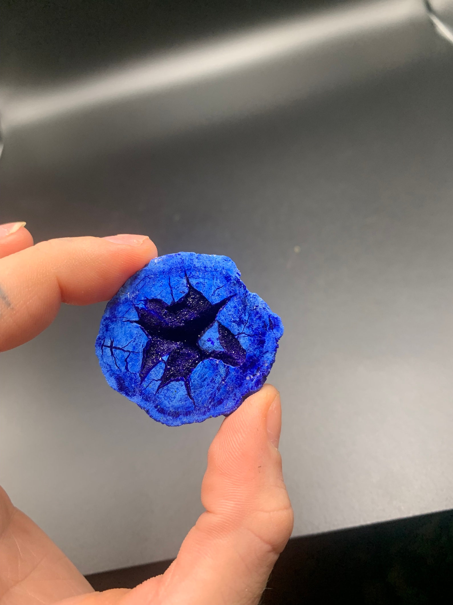 Azurite Geode Half - Etsy