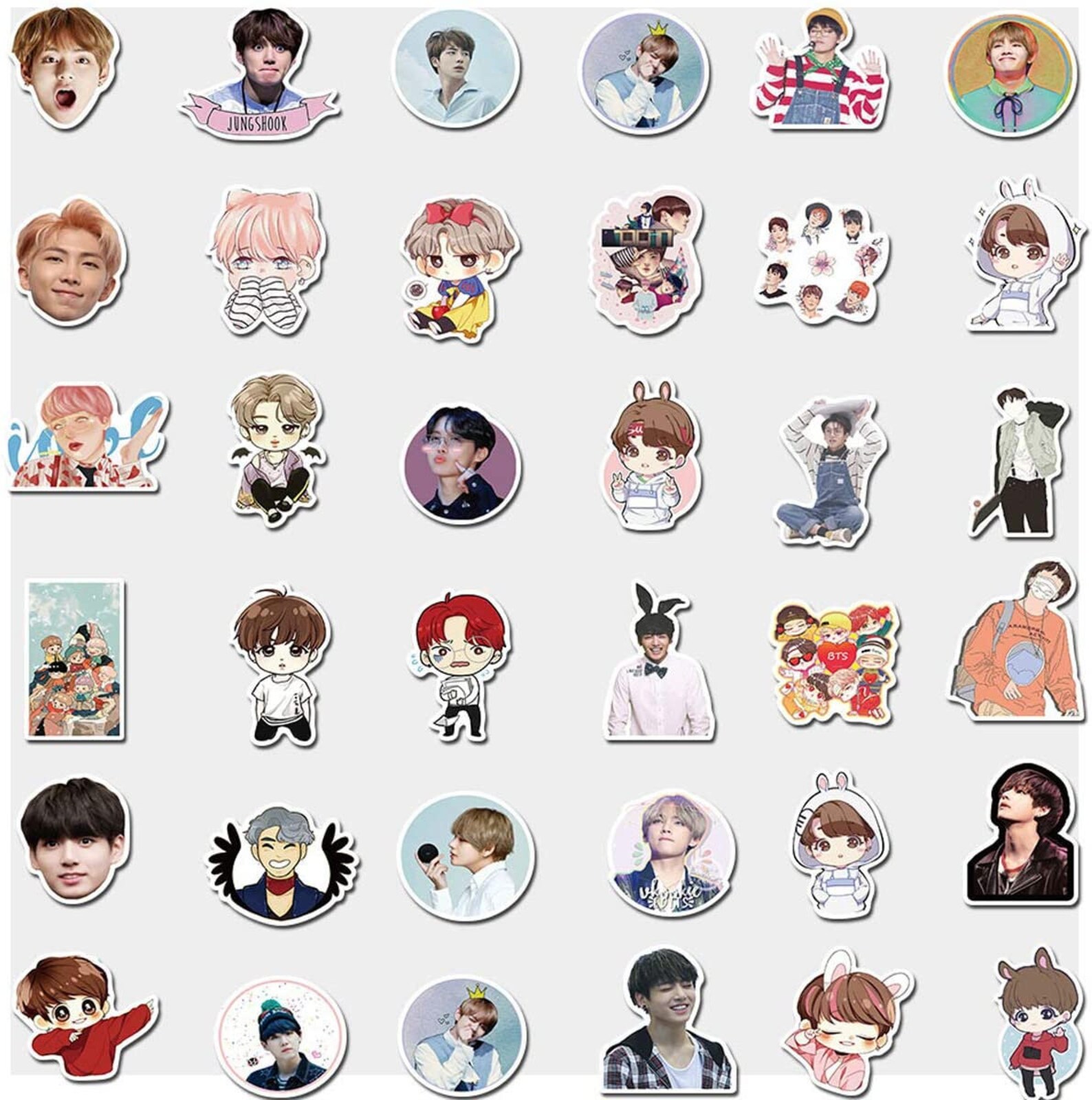 BATTER 76 pcs BTS Laptop Sticker Waterproof Vinyl Stickers Car | Etsy