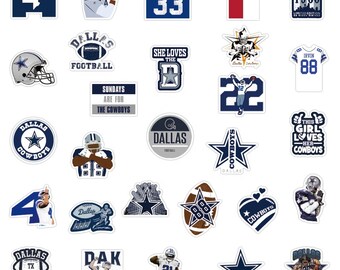 Dallas Cowboys Stickers | Etsy