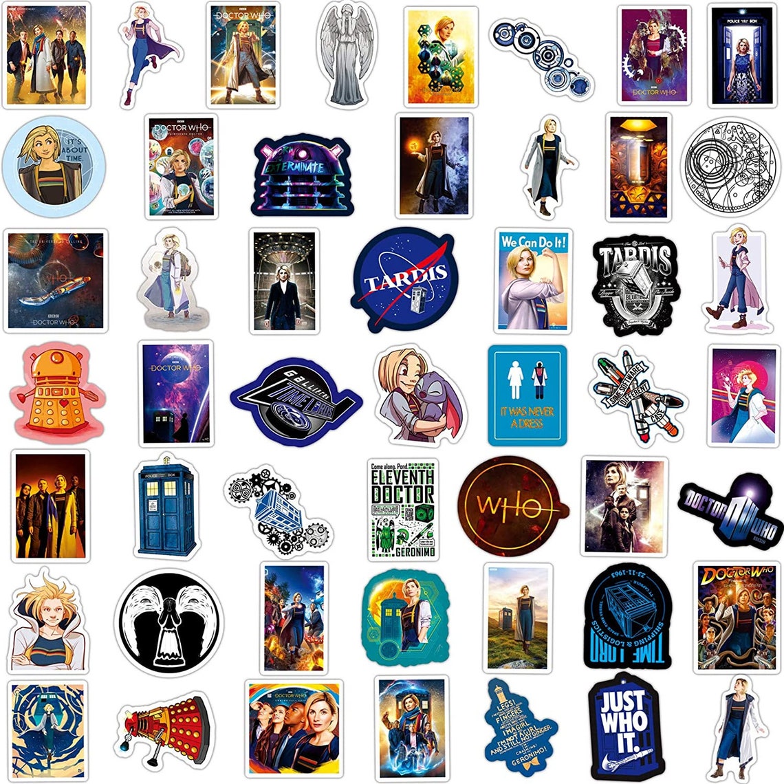 100Pcs Doctor Who Stickers for Laptop and Decals Vinyl | Etsy