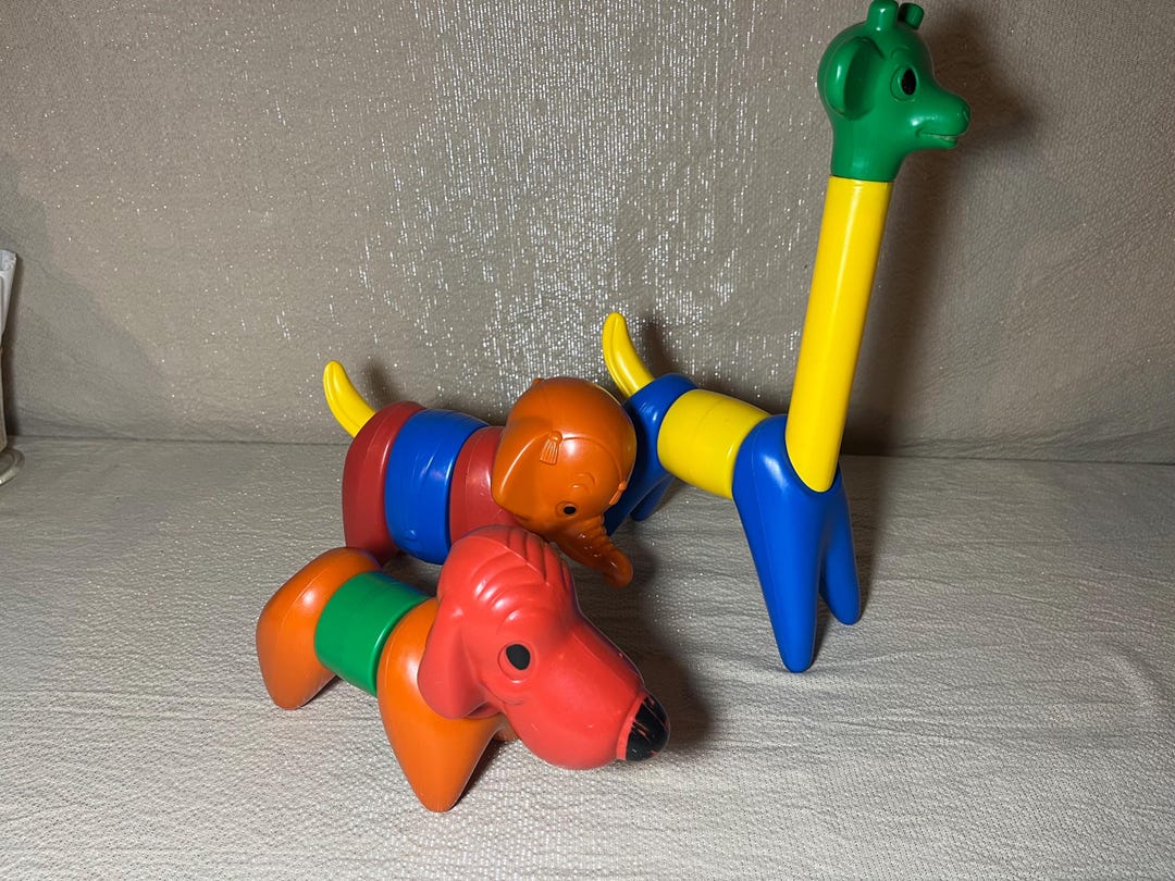 Tupperware Toys Vintage Zoo Pet Animals - Etsy