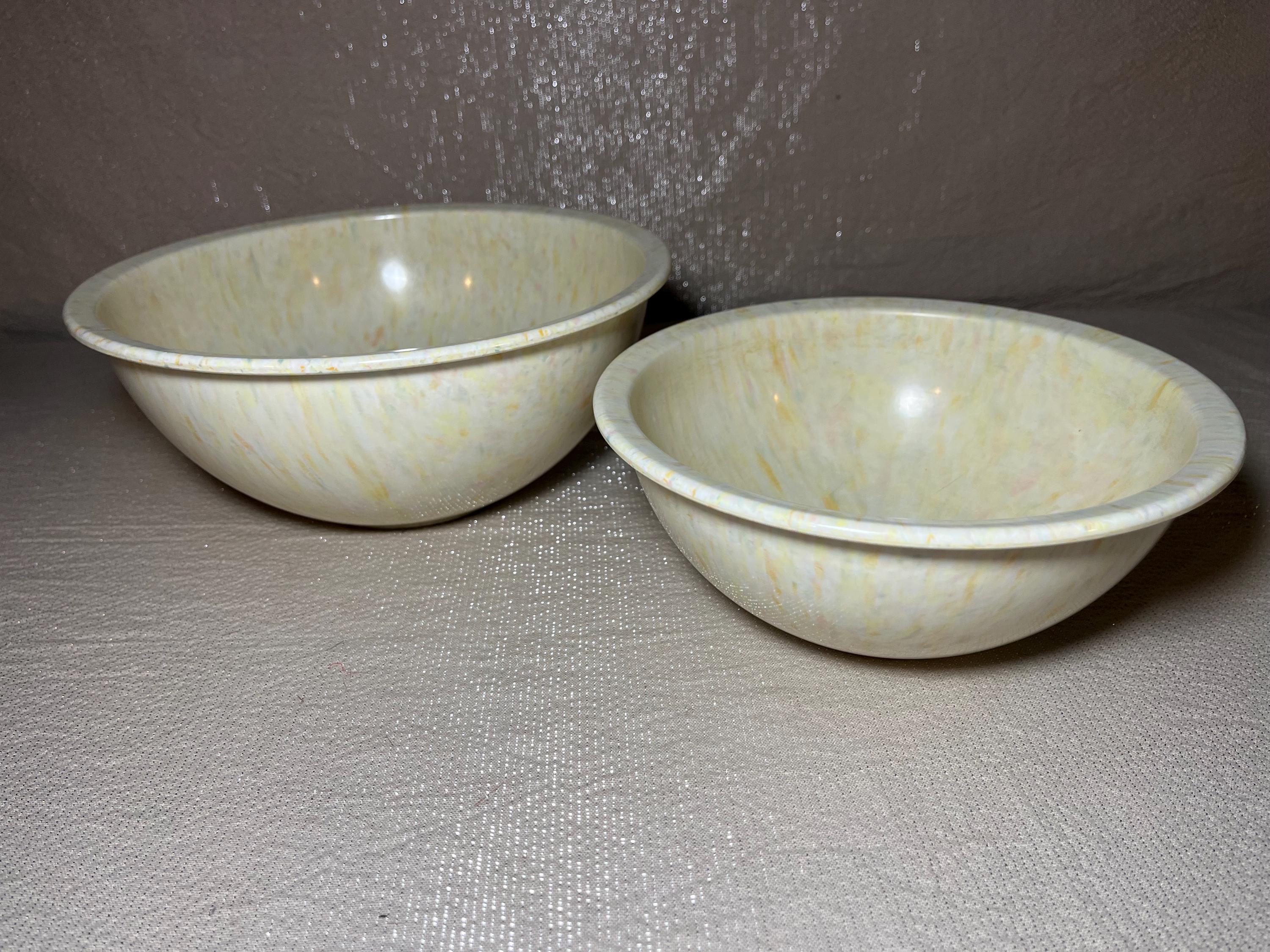 Brookpark Confetti Splatter Melamine Bowls - 2 - Mid Century Modern - Etsy