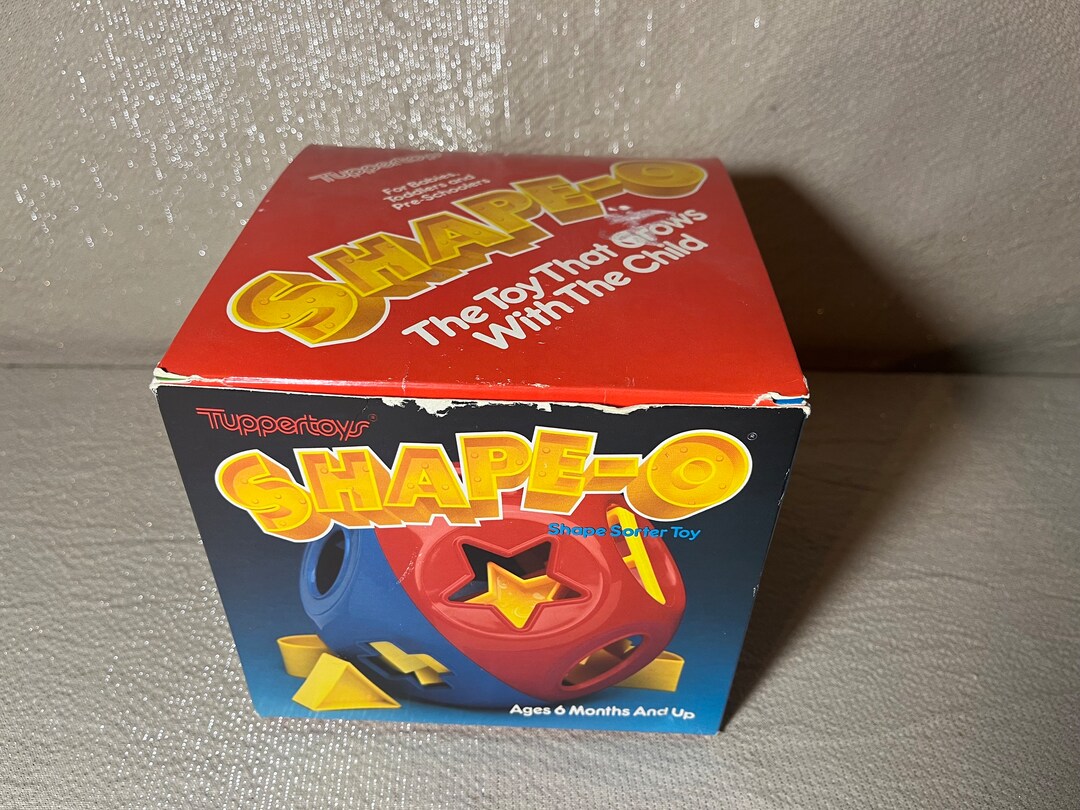 Tupperware Shape O Ball Vintage Shape Matching Toy - Etsy
