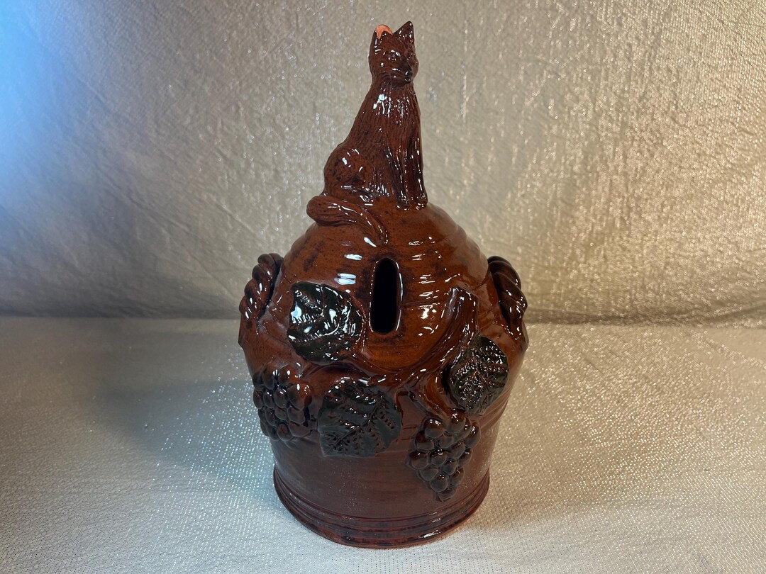 Ned Foltz Redware Pottery 1996 - Reinholds Pennsylvania - Shows Damage ...