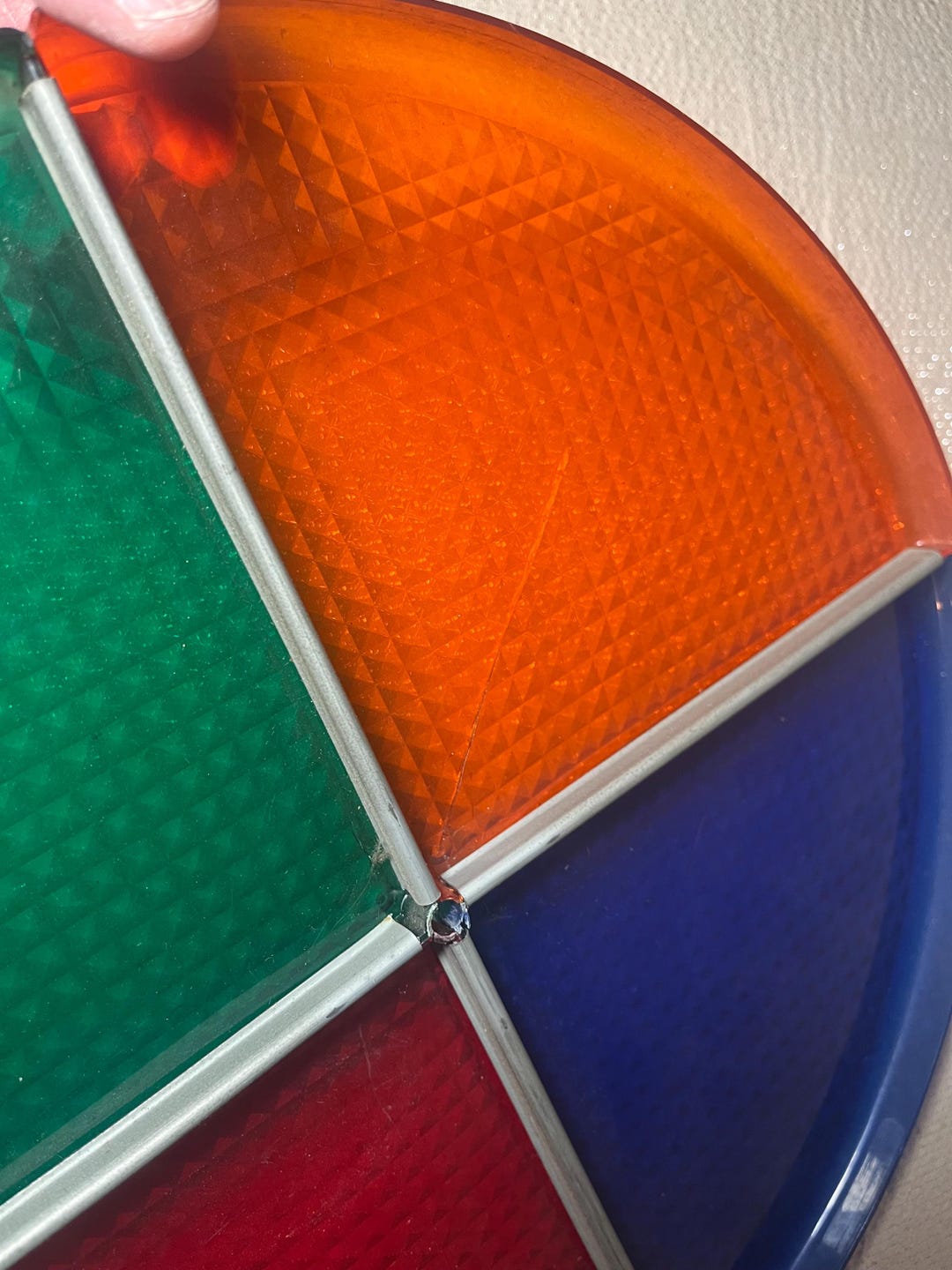 Christmas Color Wheel PARTS - Color Lens and Washers as Shown - Vintage ...