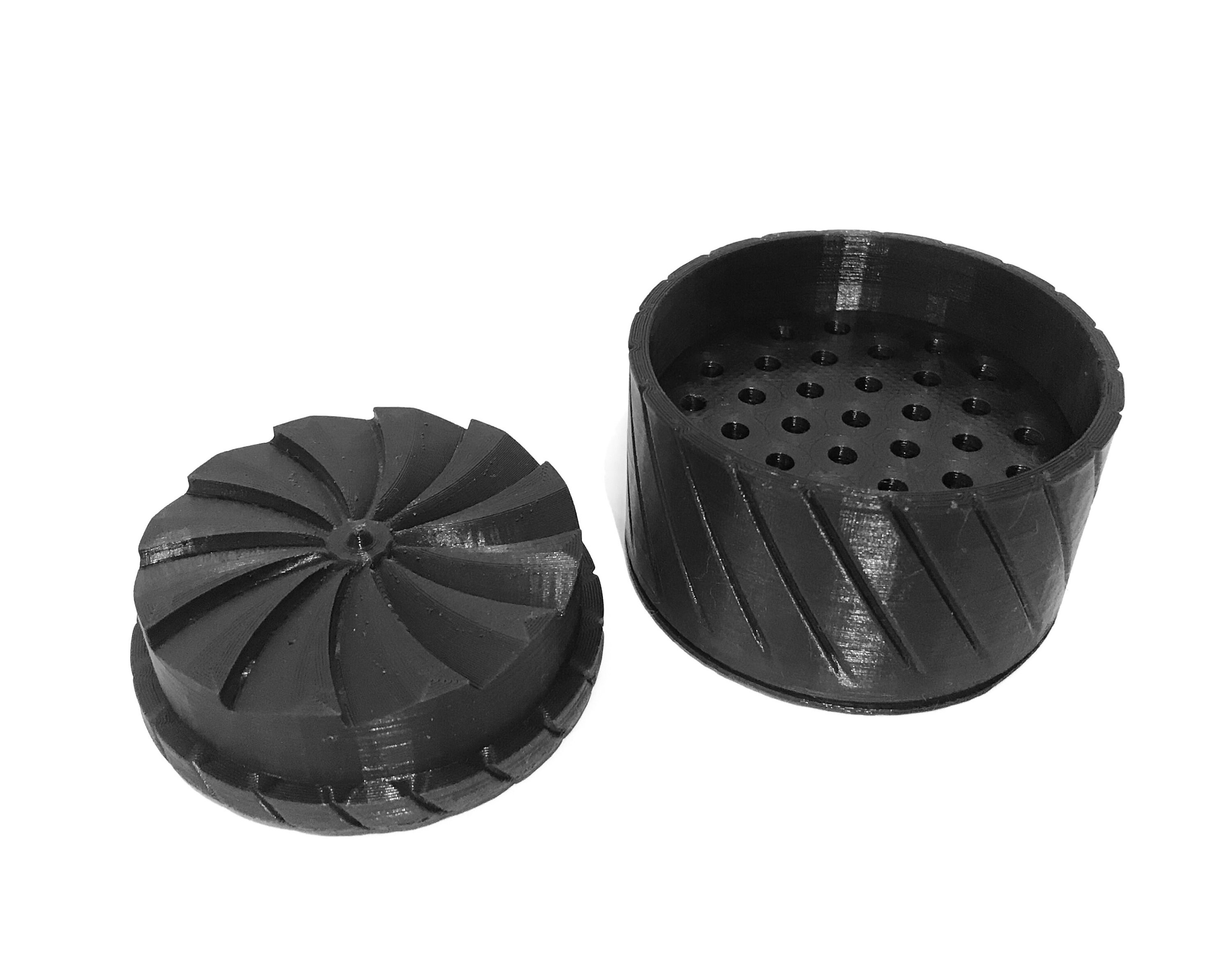 3D Printed Toothless Herb Grinder (with Chamber) - Etsy