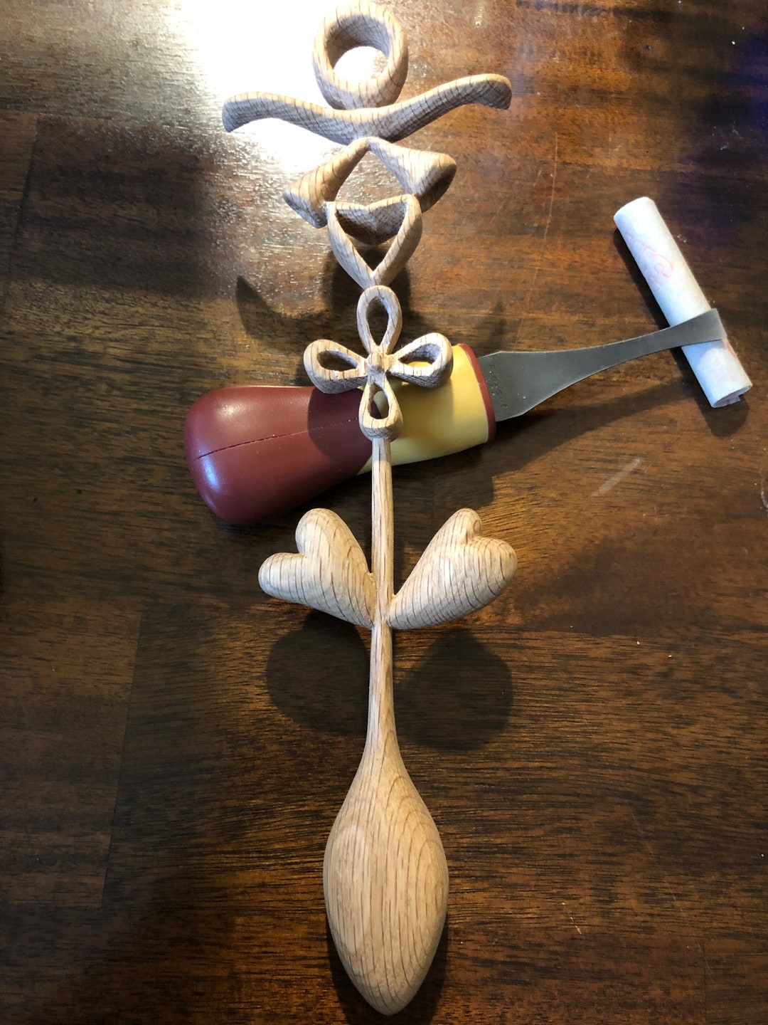 Welsh Inspired Wood Love Spoon - Etsy