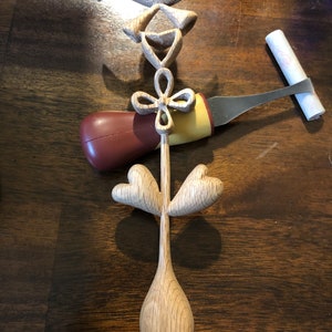 Welsh Inspired Wood Love Spoon - Etsy