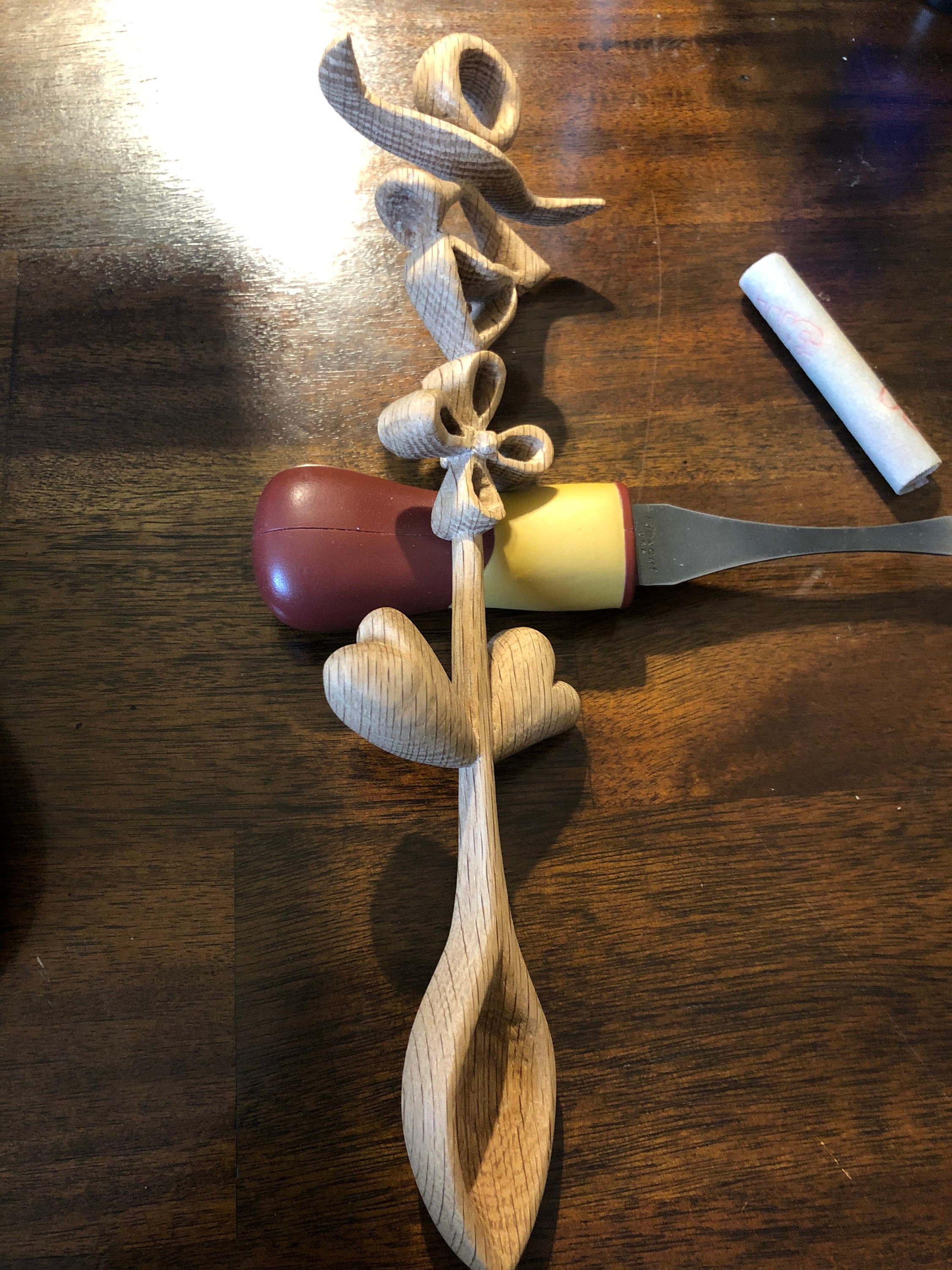 Welsh Inspired Wood Love Spoon - Etsy