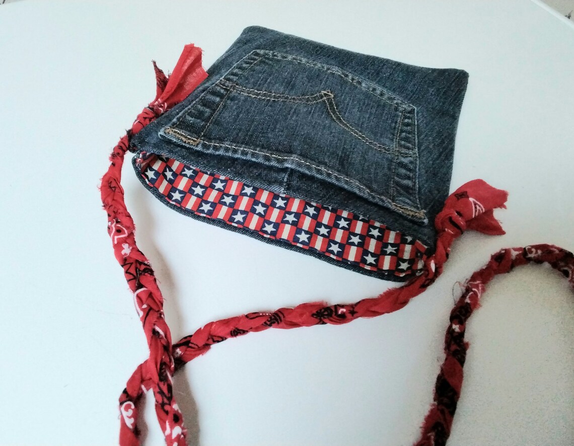 Handmade Denim Pocket Purse - Etsy