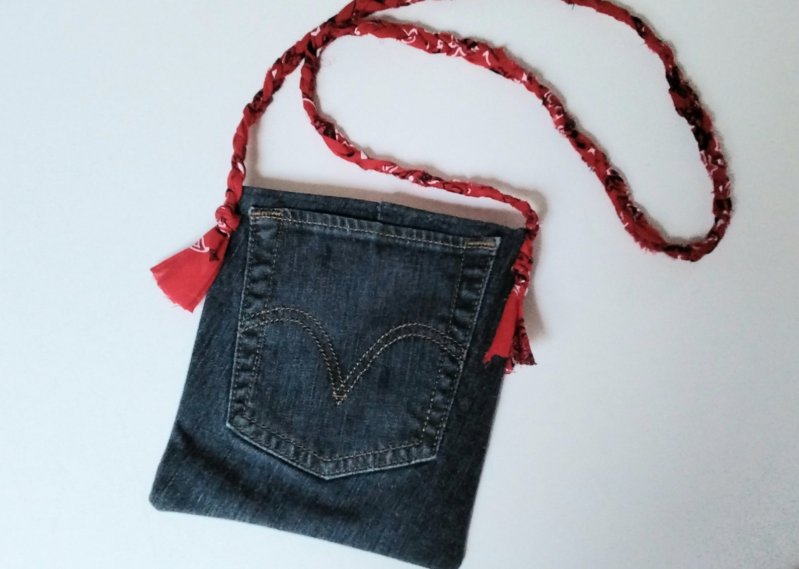 Handmade Denim Pocket Purse - Etsy