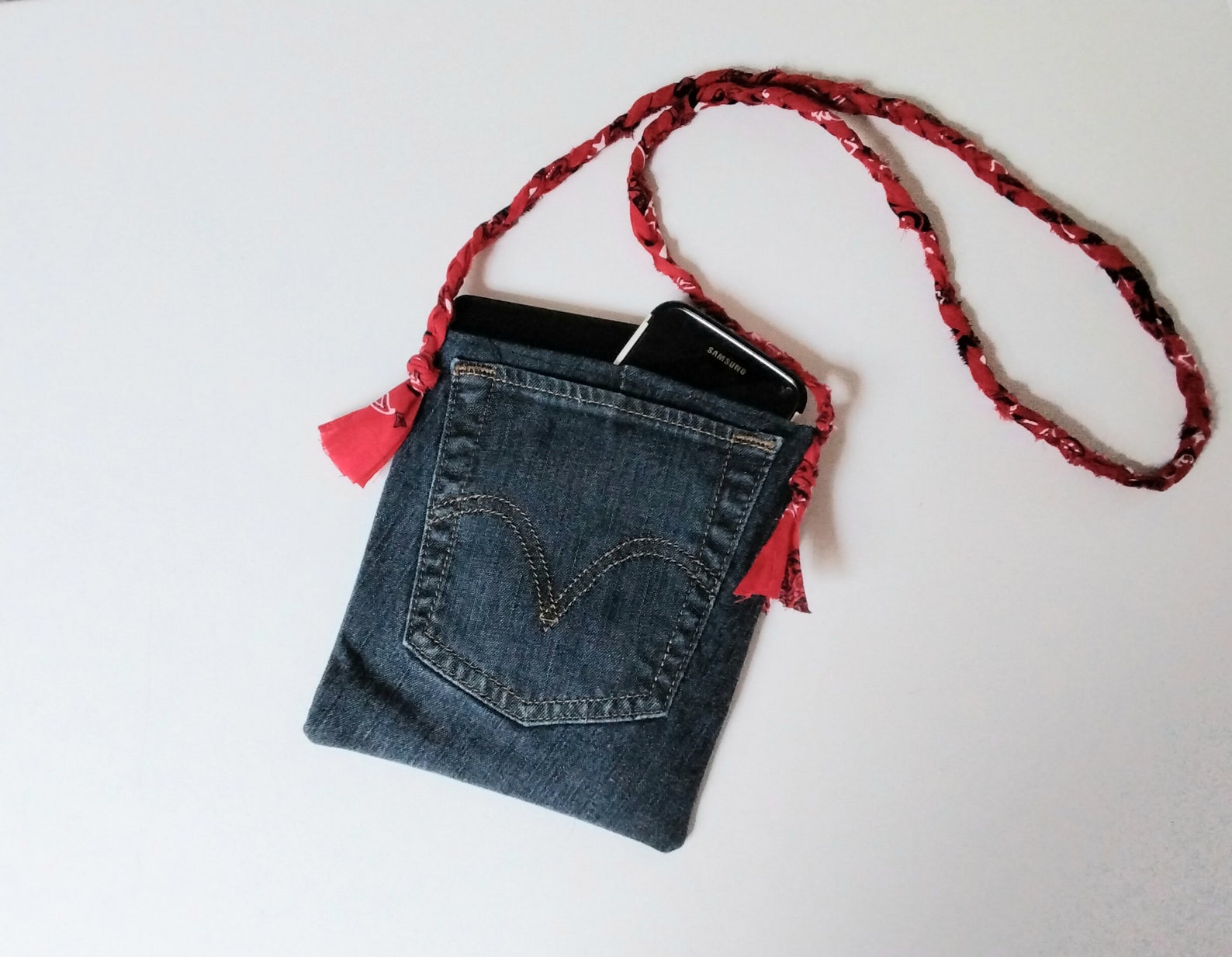 Handmade Denim Pocket Purse - Etsy