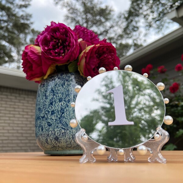 Pearl Table Numbers - Etsy