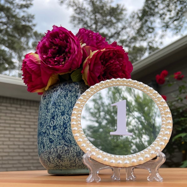 Circle Table Numbers - Etsy