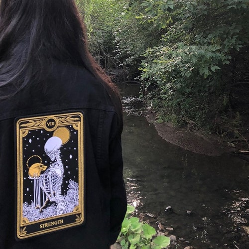 Large Embroidered Back Patch - Etsy