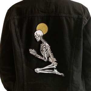 Large Embroidered Back Patch the Prayer - Etsy