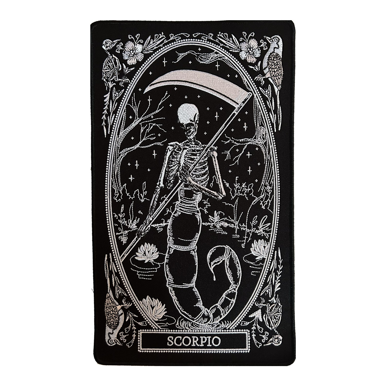 Scorpio Large Embroidered Back Patch - Etsy