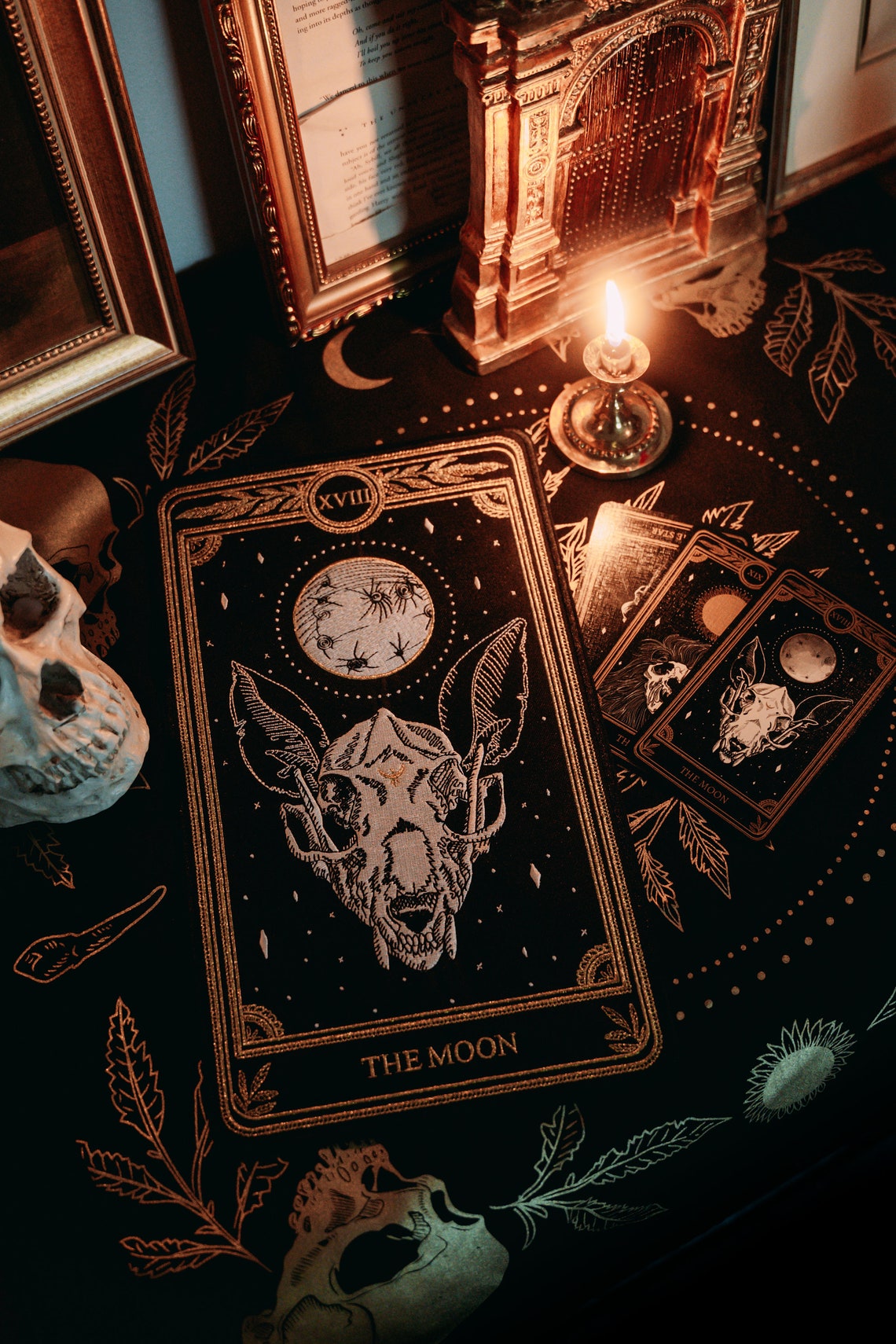 Large Embroidered Back Patch the Moon - Etsy