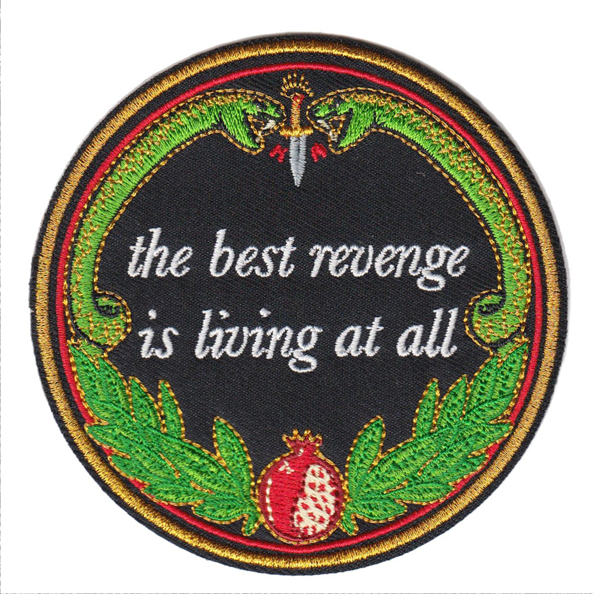 Best Revenge - Embroidered Patch - Etsy
