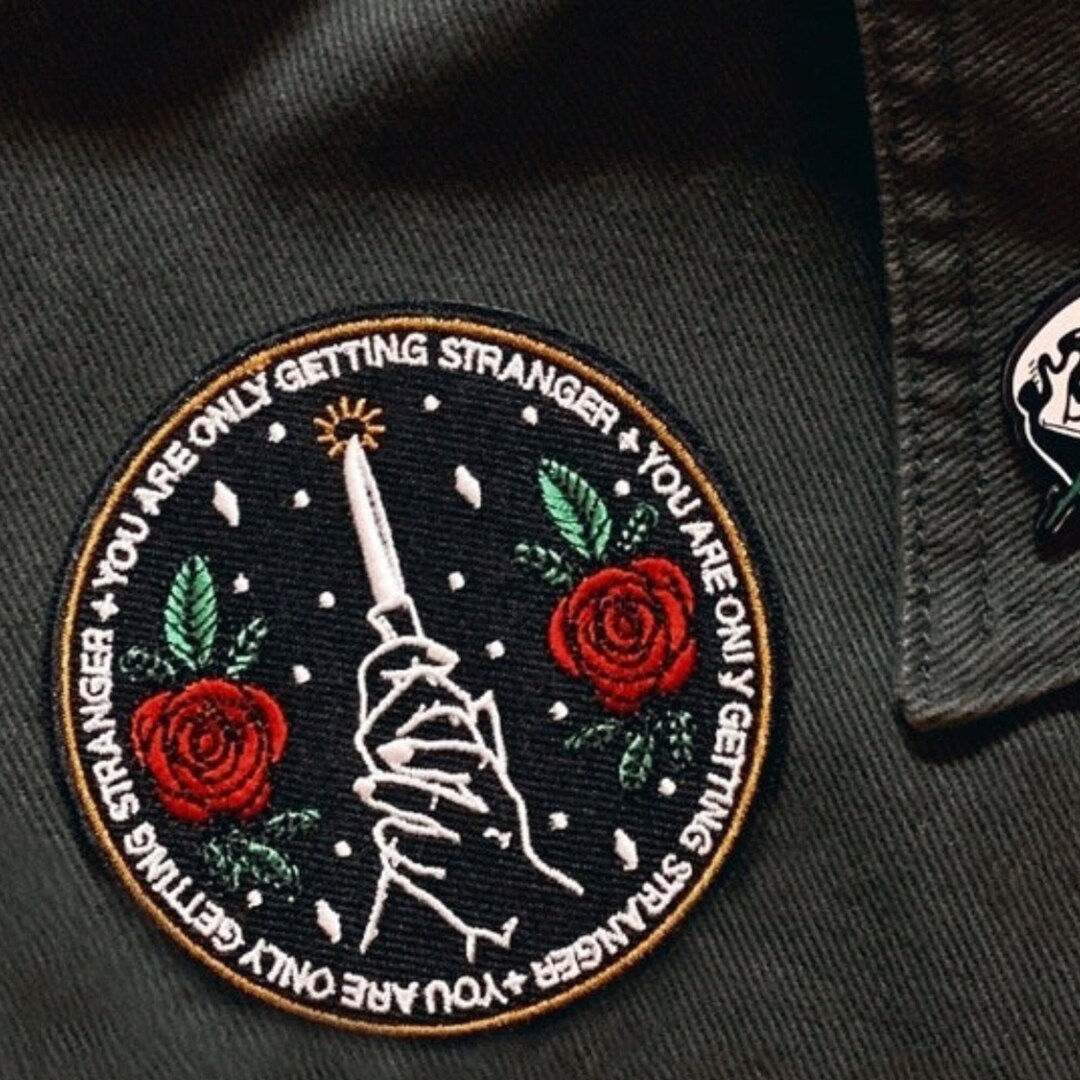 Getting Stranger - Embroidered Patch - Etsy