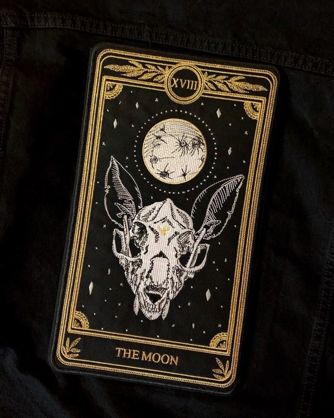 Large Embroidered Back Patch - "the Moon" - Etsy