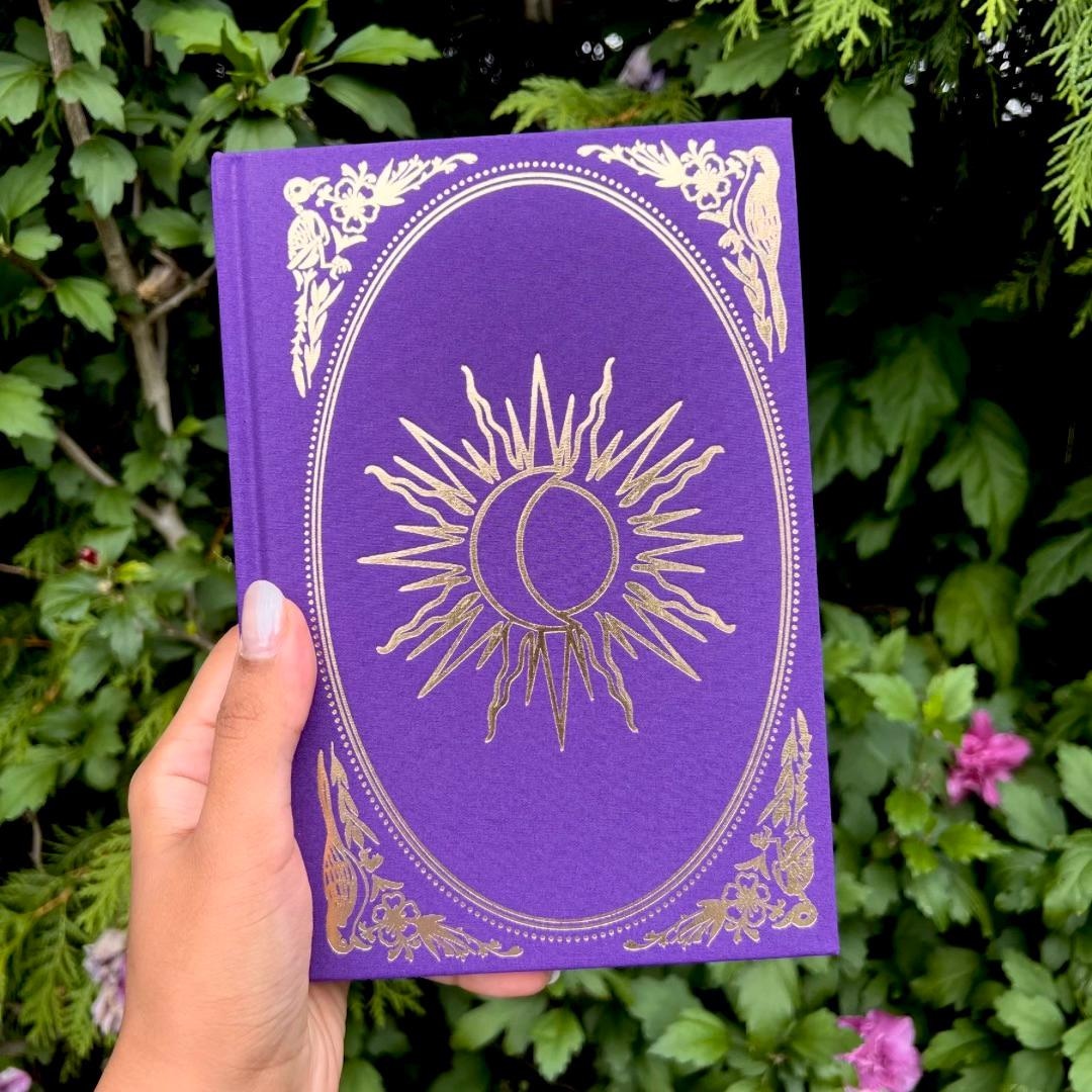 Celestial Journal Amethyst - Tarot Journal, Gold Foil-printed Journal ...