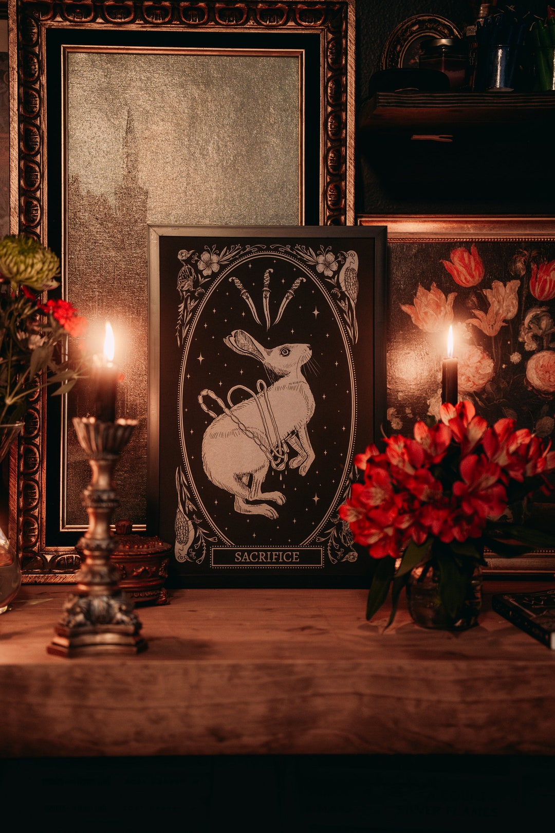 The Sacrifice Print, From the Mirror Oracle Deck - Etsy