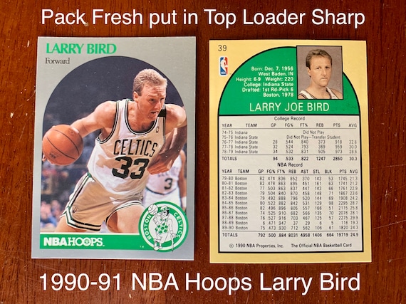1990 Larry Bird NBA Hoops Basketball Card 39 Larry Bird | Etsy