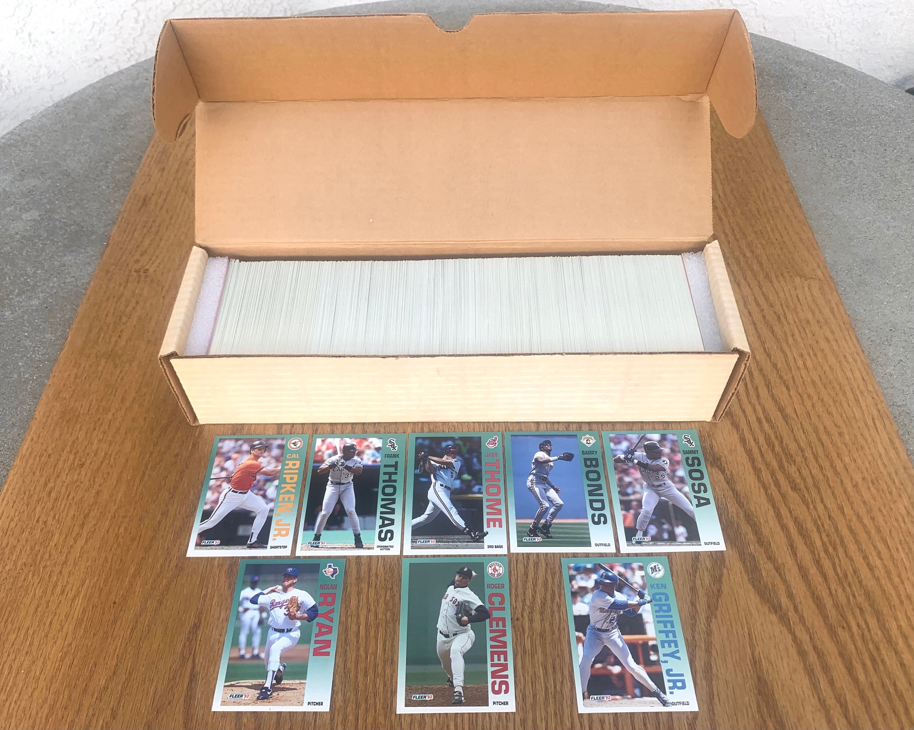 1992 Fleer Baseball Complete 732 Card Set in Nrmt to Gem Mint Condition ...