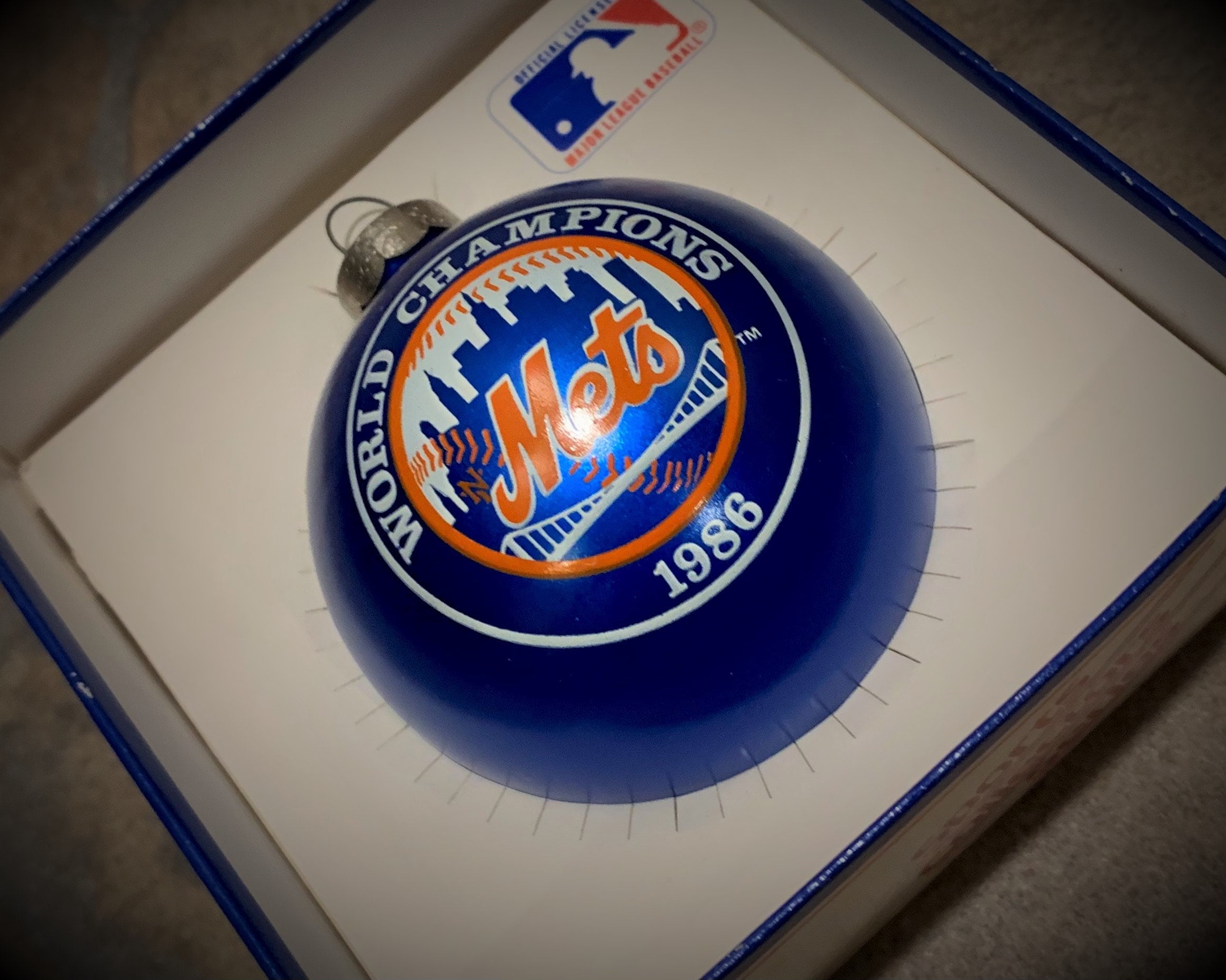 1-1986 New York Mets World Series Champions Glass Christmas - Etsy