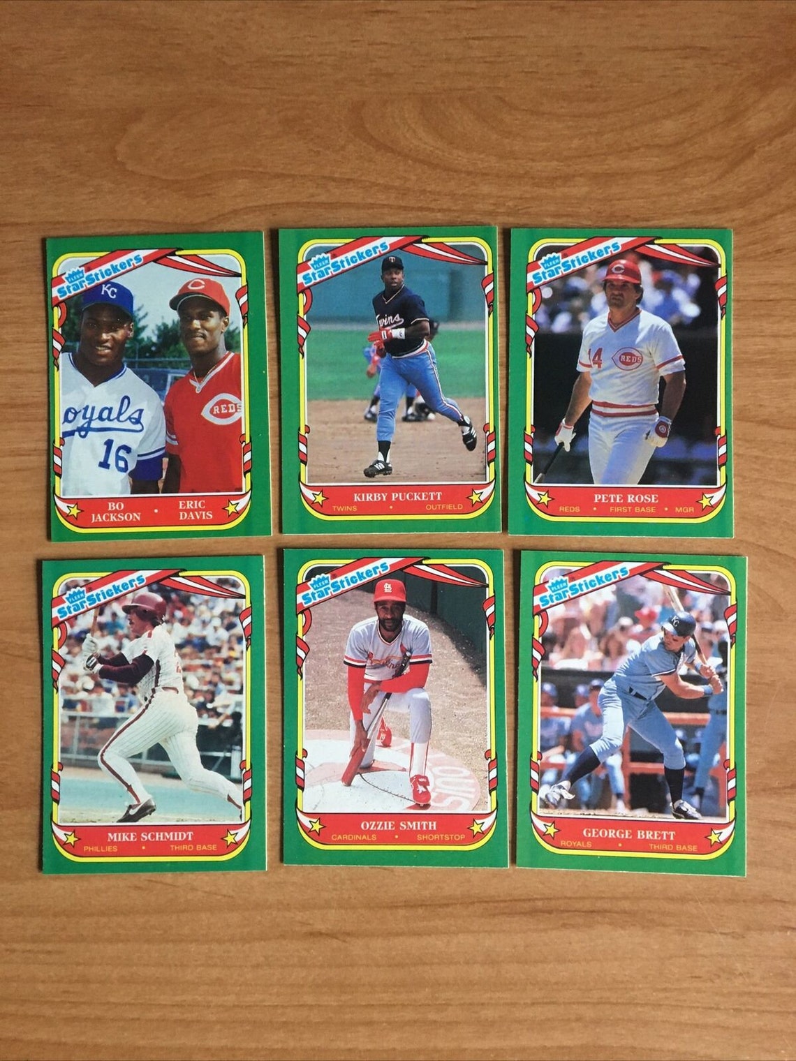 1987 Fleer Star Stickers Baseball Cards High Grade Complete - Etsy