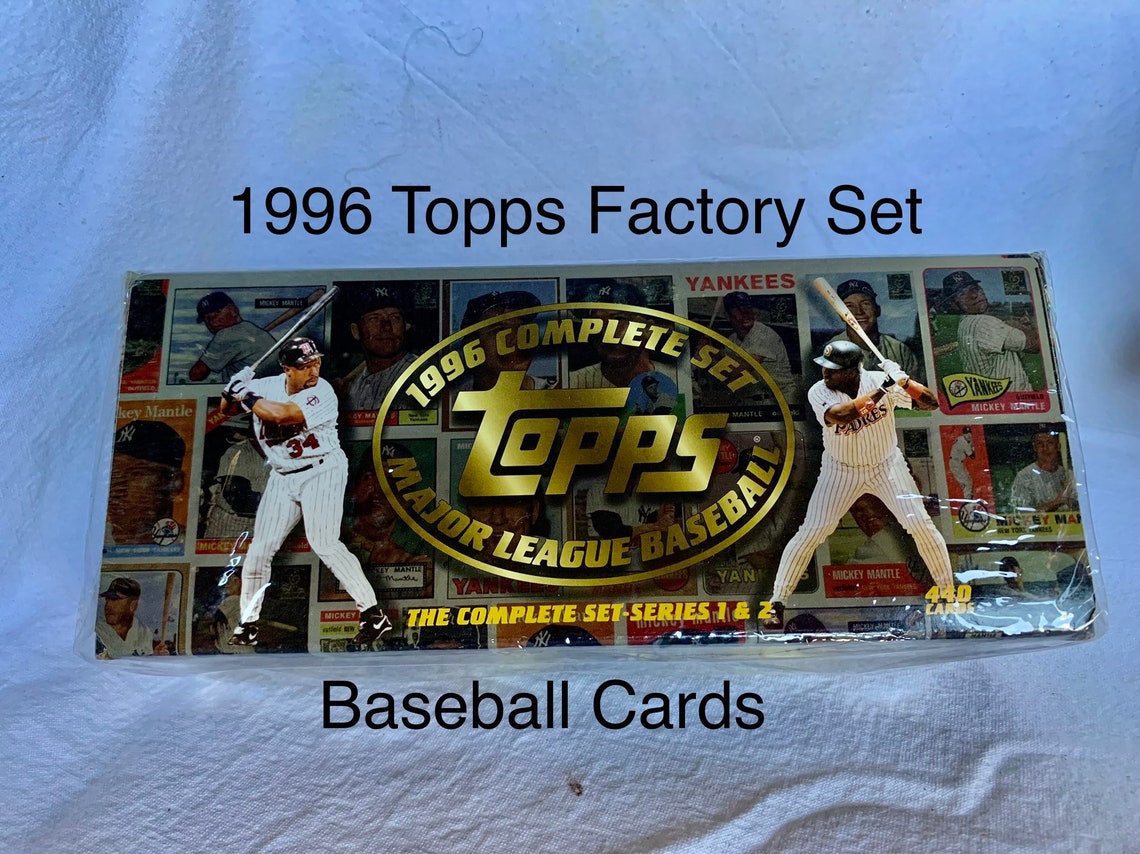 1996 Topps Complete Factory Sealed MLB Baseball Card Set 440 | Etsy