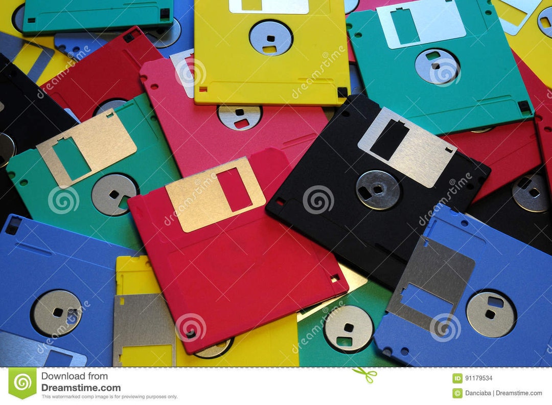 3.5" Floppy IBM Formatted 2HD High Density Diskettes. Vintage Working ...