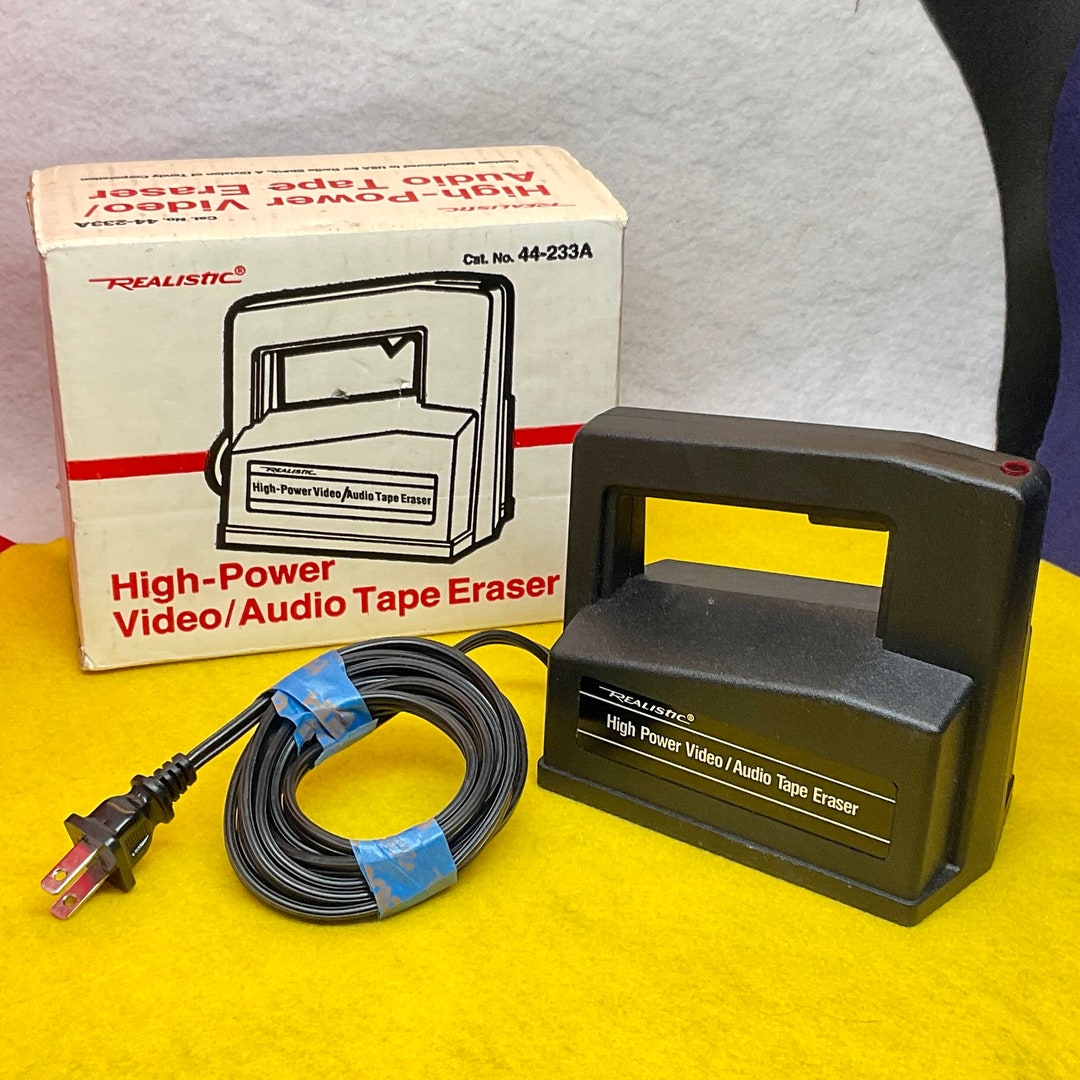 Video/audio Eraser Radio Shack Realistic 44-233A High Power. Erase ...
