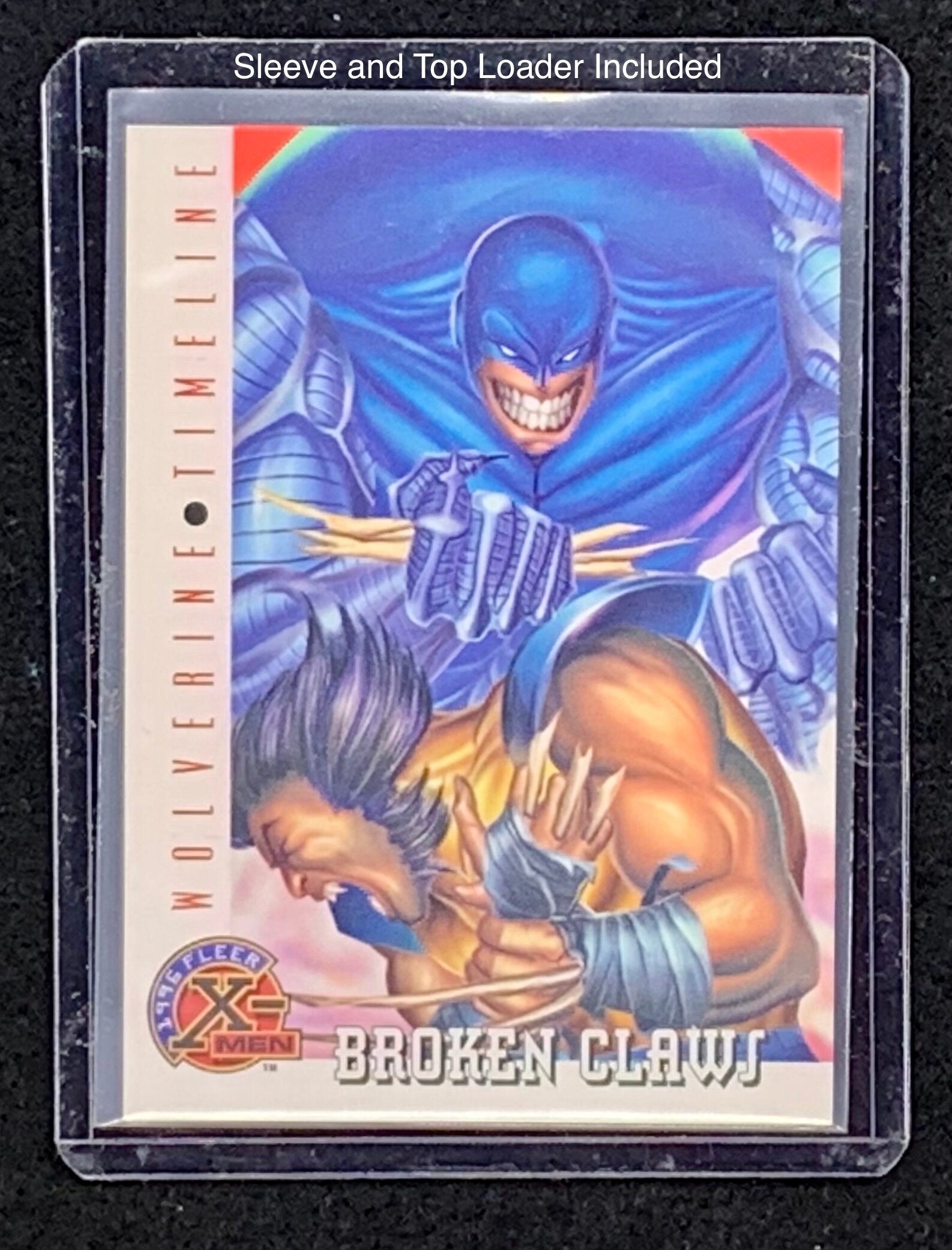 1996 Fleer Marvel X-men Wolverine Timeline Wolverine Broken Claws 88 ...