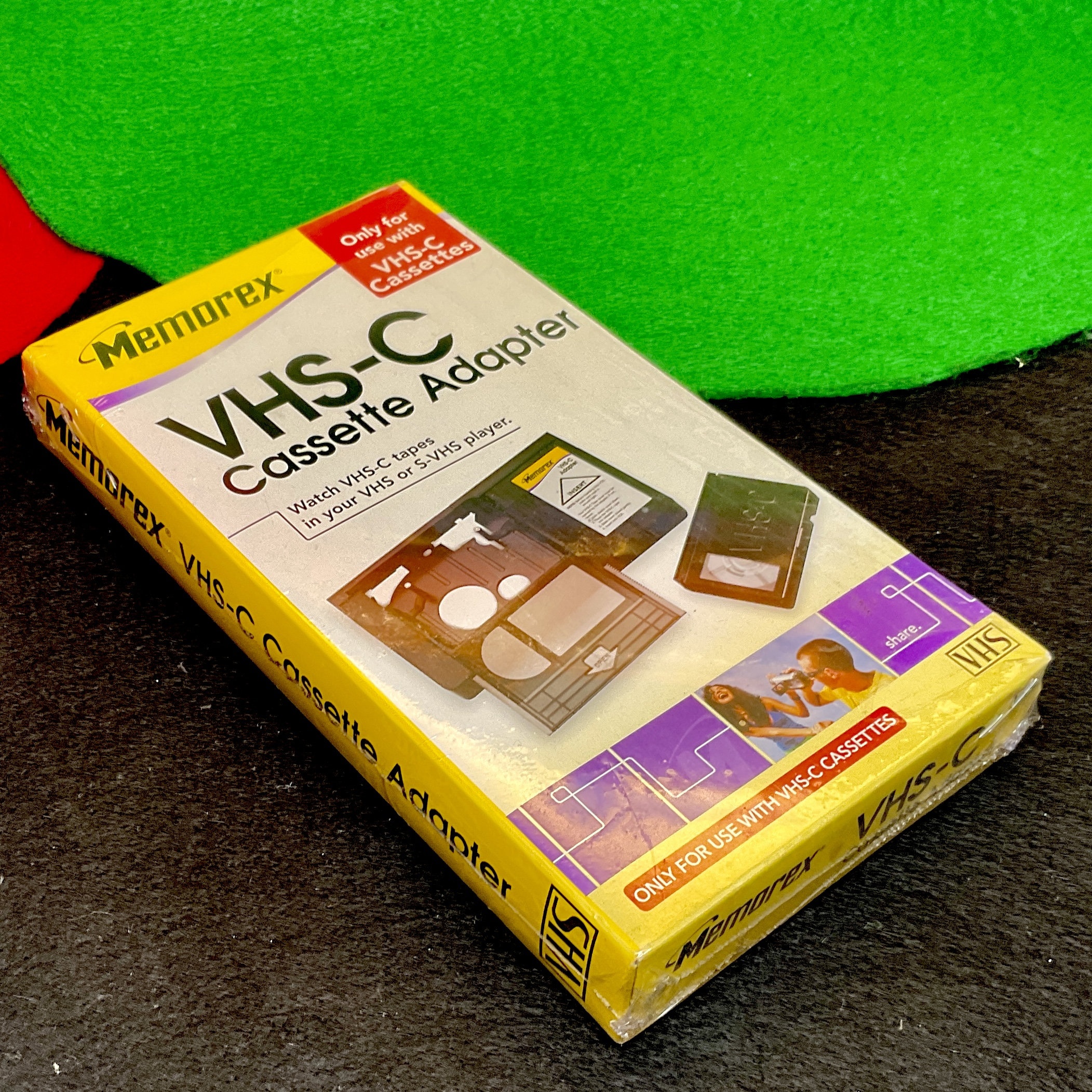 Memorex VHS-C Cassette Tape Adapter VHS-C to VHS or S-vhs Vcr Adapter ...