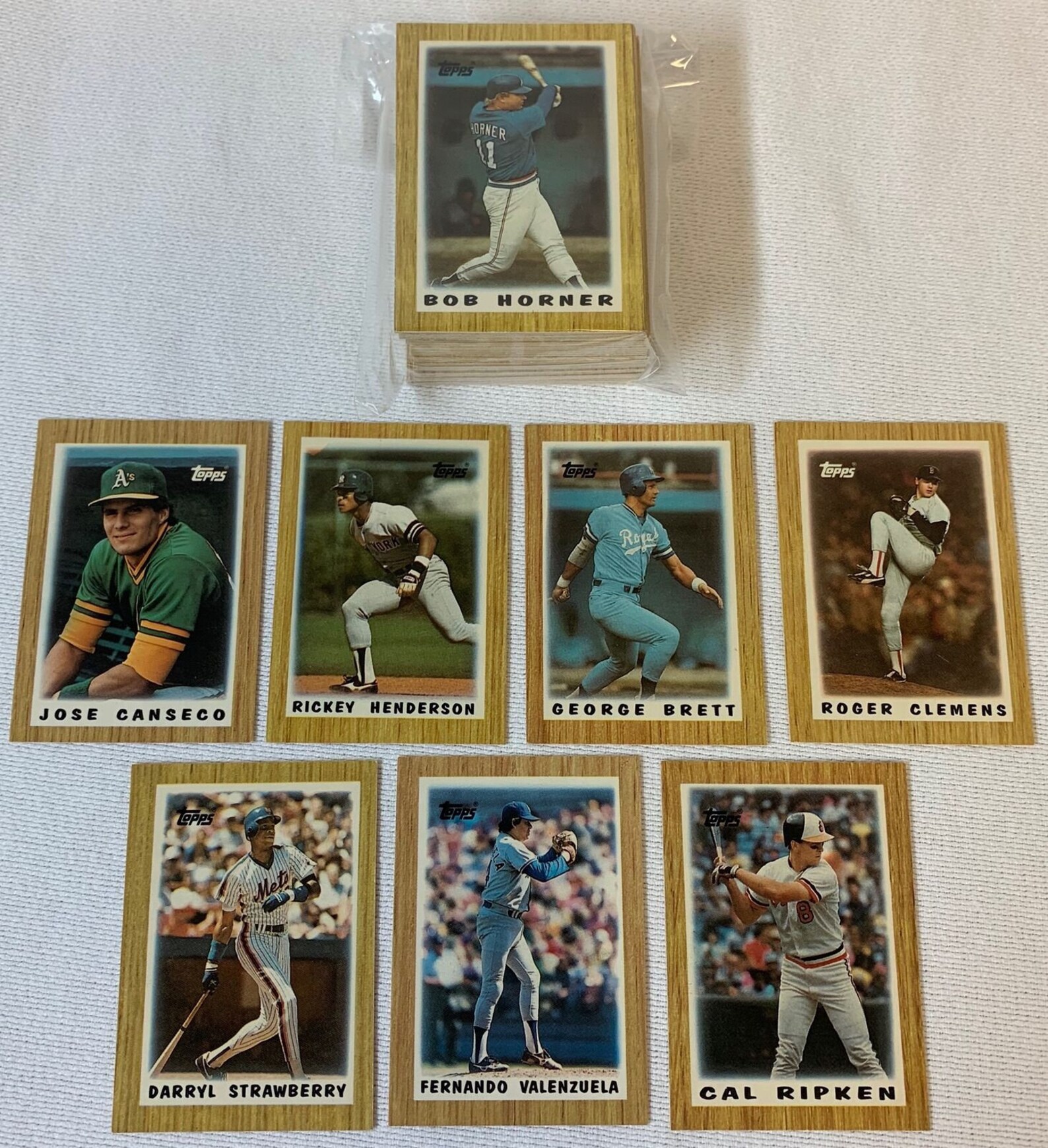 1987 Topps Mini Baseball 77 Cards Complete Set Vintage Hard To Find In