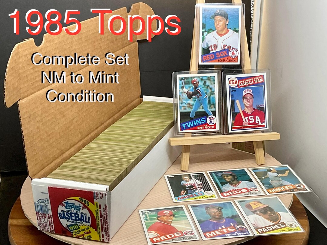1985 Topps Baseball Complete Hand Collated Set in NM to Mint Condition ...