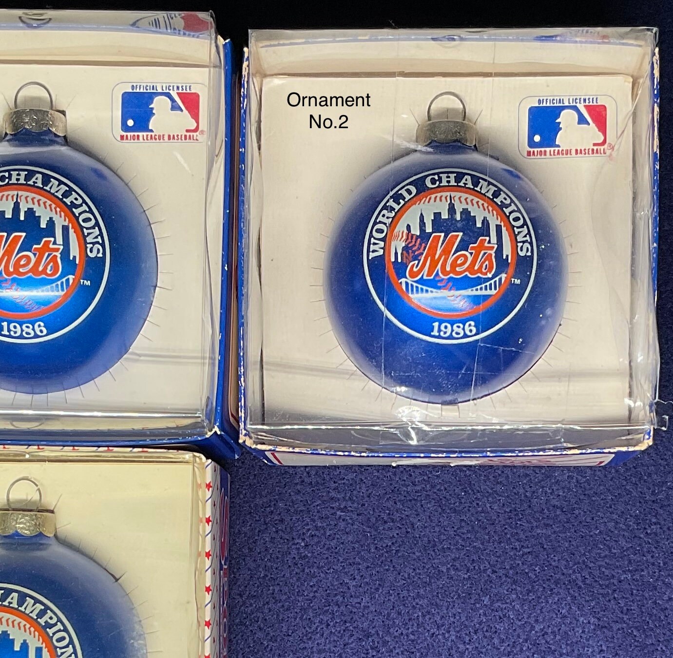 1-1986 New York Mets World Series Champions Glass Christmas - Etsy