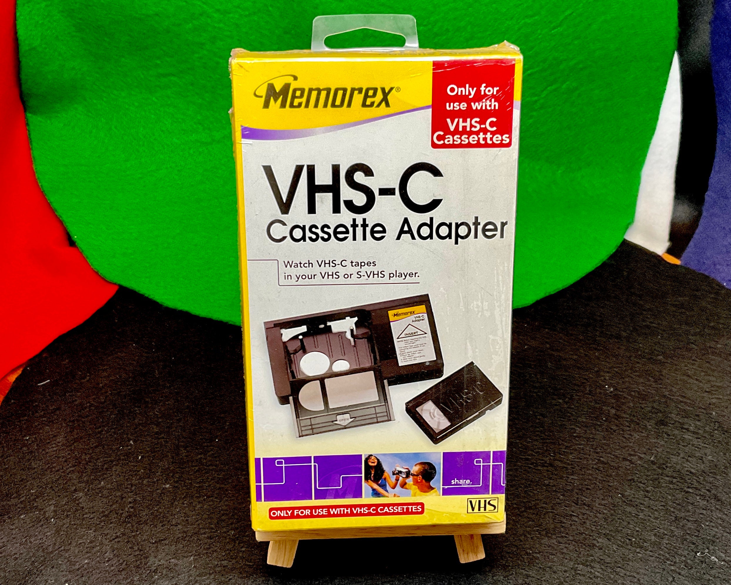 Memorex VHS-C Cassette Tape Adapter VHS-C to VHS or S-vhs Vcr Adapter ...