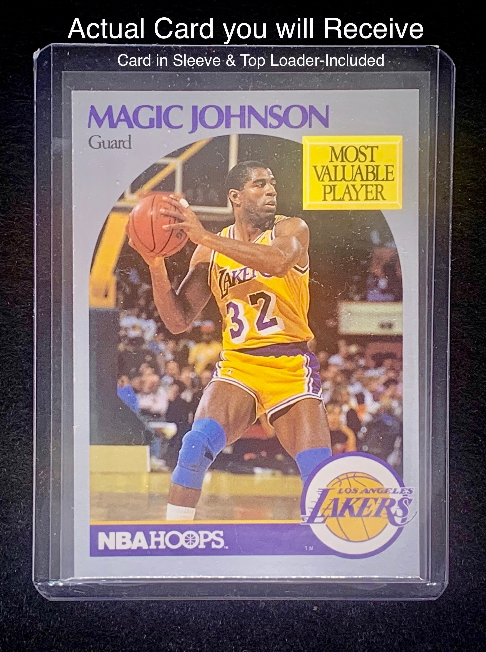 1990-91 NBA Hoops Earvin magic Johnson Basketball Mvp Card157 Mint ...
