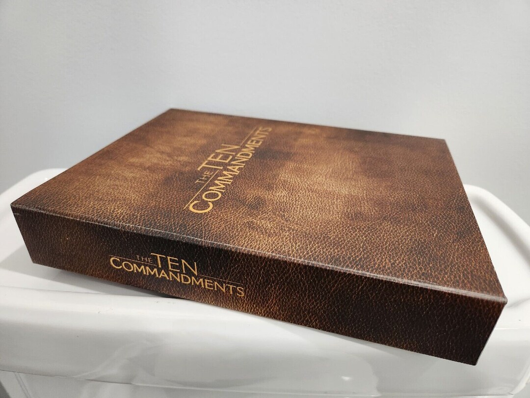 The Ten Commandments Moses ABC-TV Mini-series DVD Box Set With Stone ...