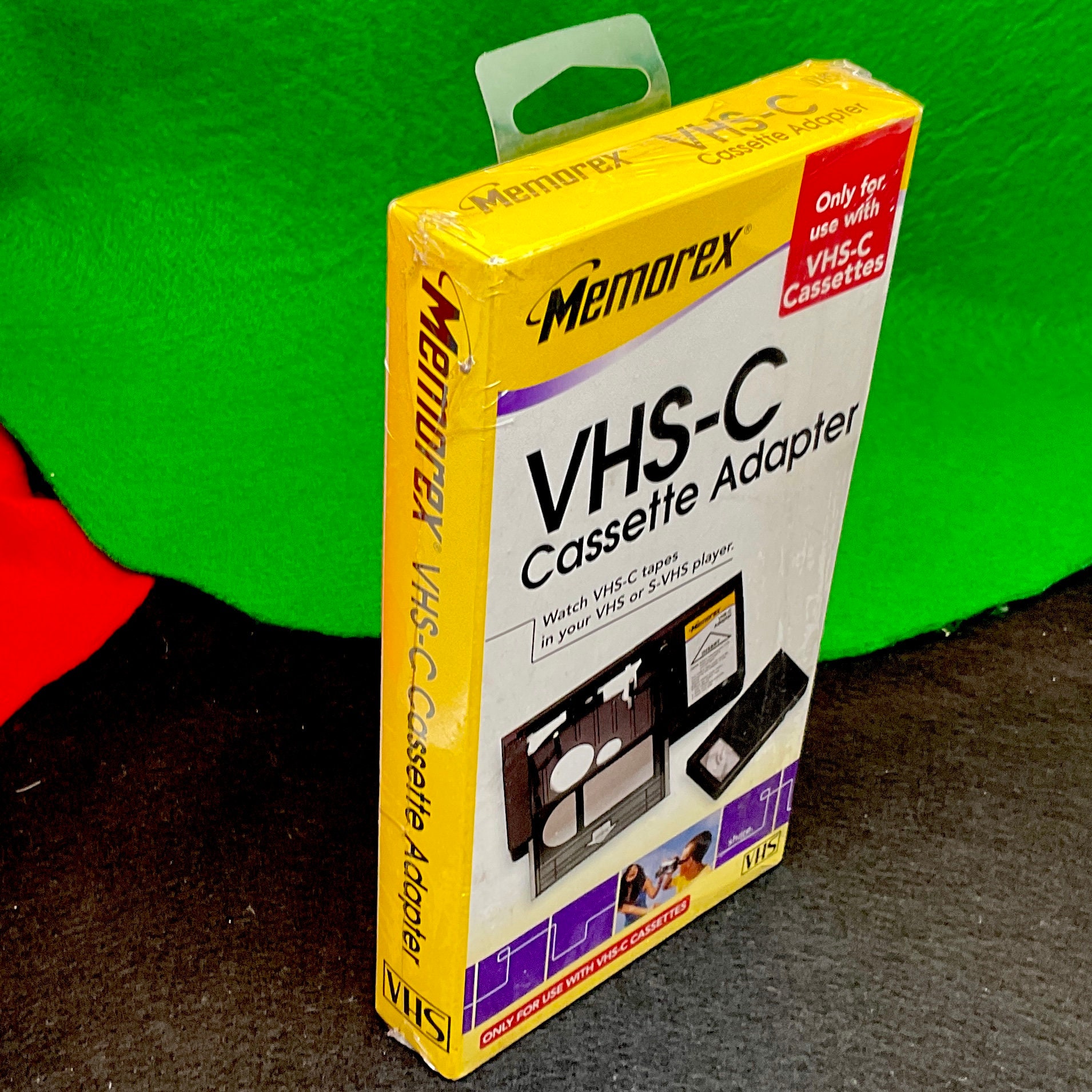 Memorex VHS-C Cassette Tape Adapter VHS-C to VHS or S-vhs Vcr Adapter ...