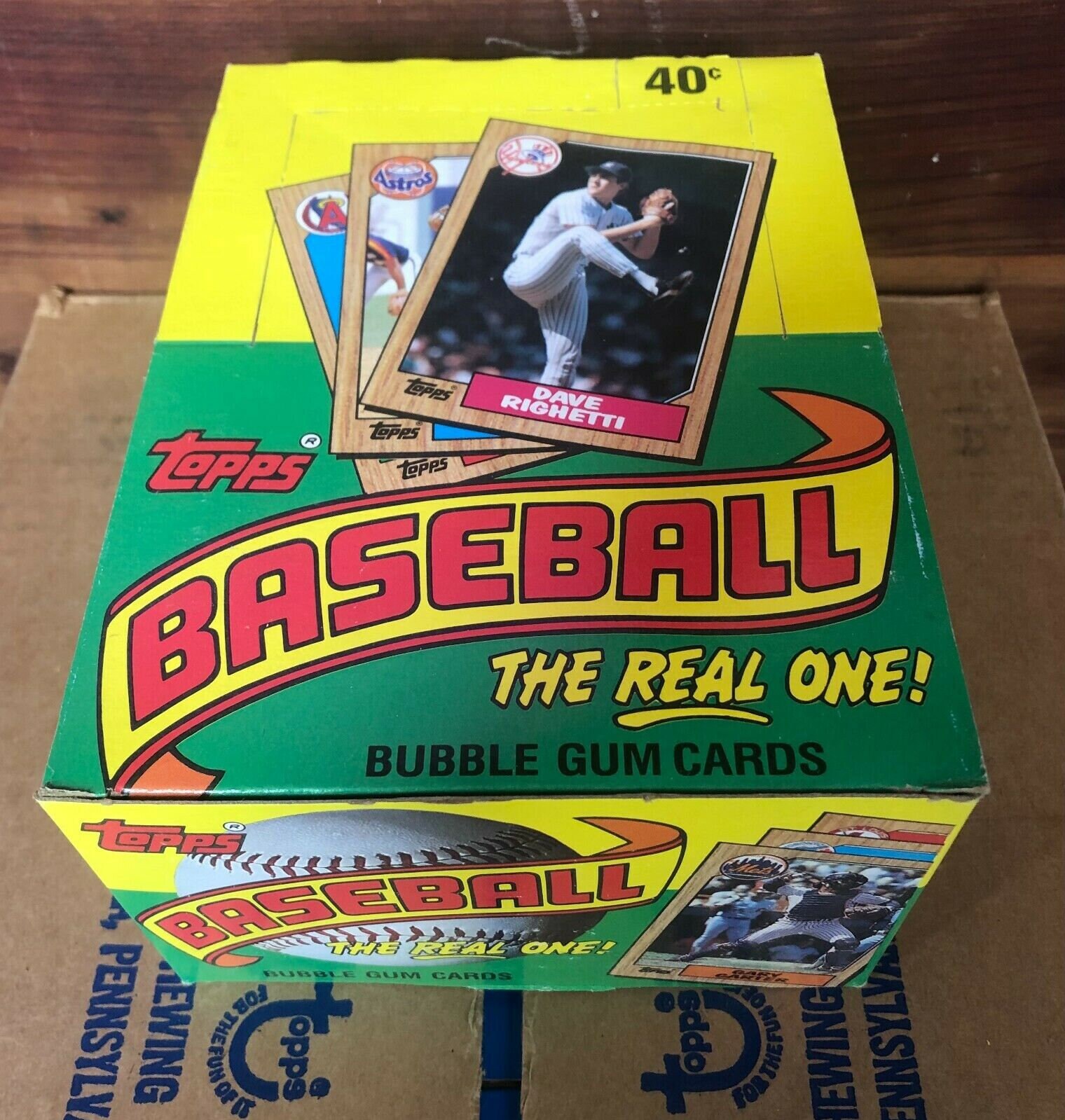1987 Topps Wax Packs/box Baseball Cards From a Factory - Etsy