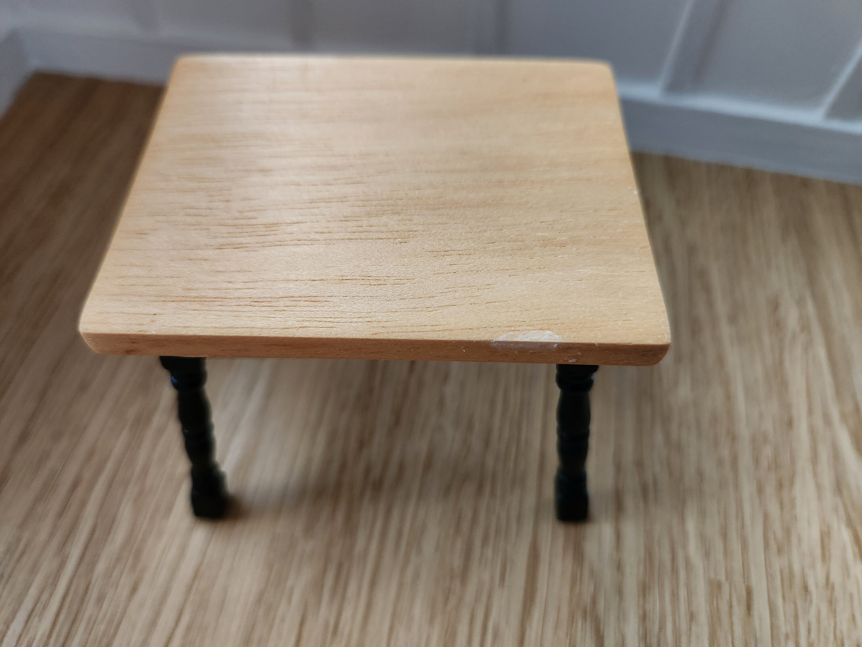 Miniature Spindle Leg Table Modern Farmhouse 1:12 - Etsy