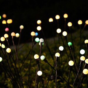 Firefly Outdoor Garden Fairy Lights, Solar Powered Lights, Waterproof ...
