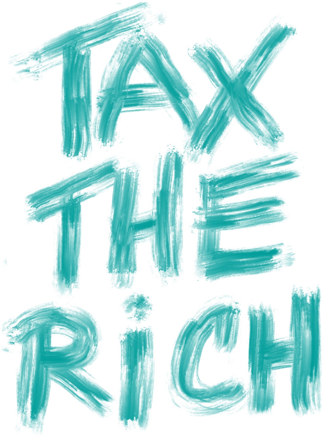 Tax the Rich Original Colorful Digital Design for Print on Demand / POD ...